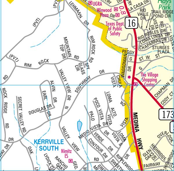 Kerrville Texas Area Code Map
